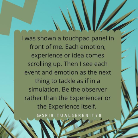 Be the Observer of Reality - Spiritual Serenity - Instagram Posts